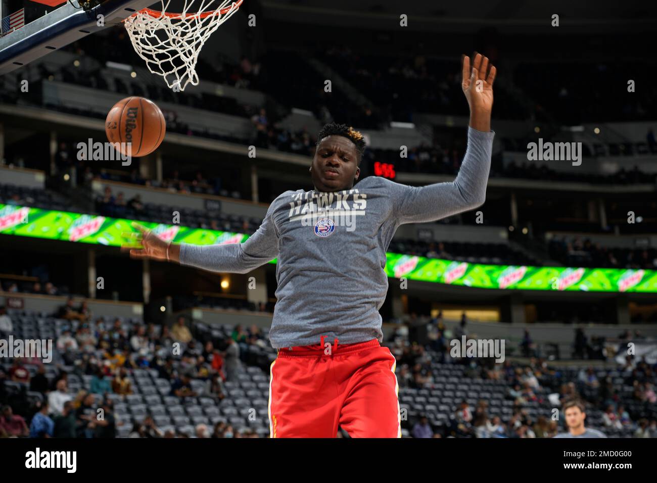 Atlanta Hawks center Clint Capela (15) in the first half of an NBA ...