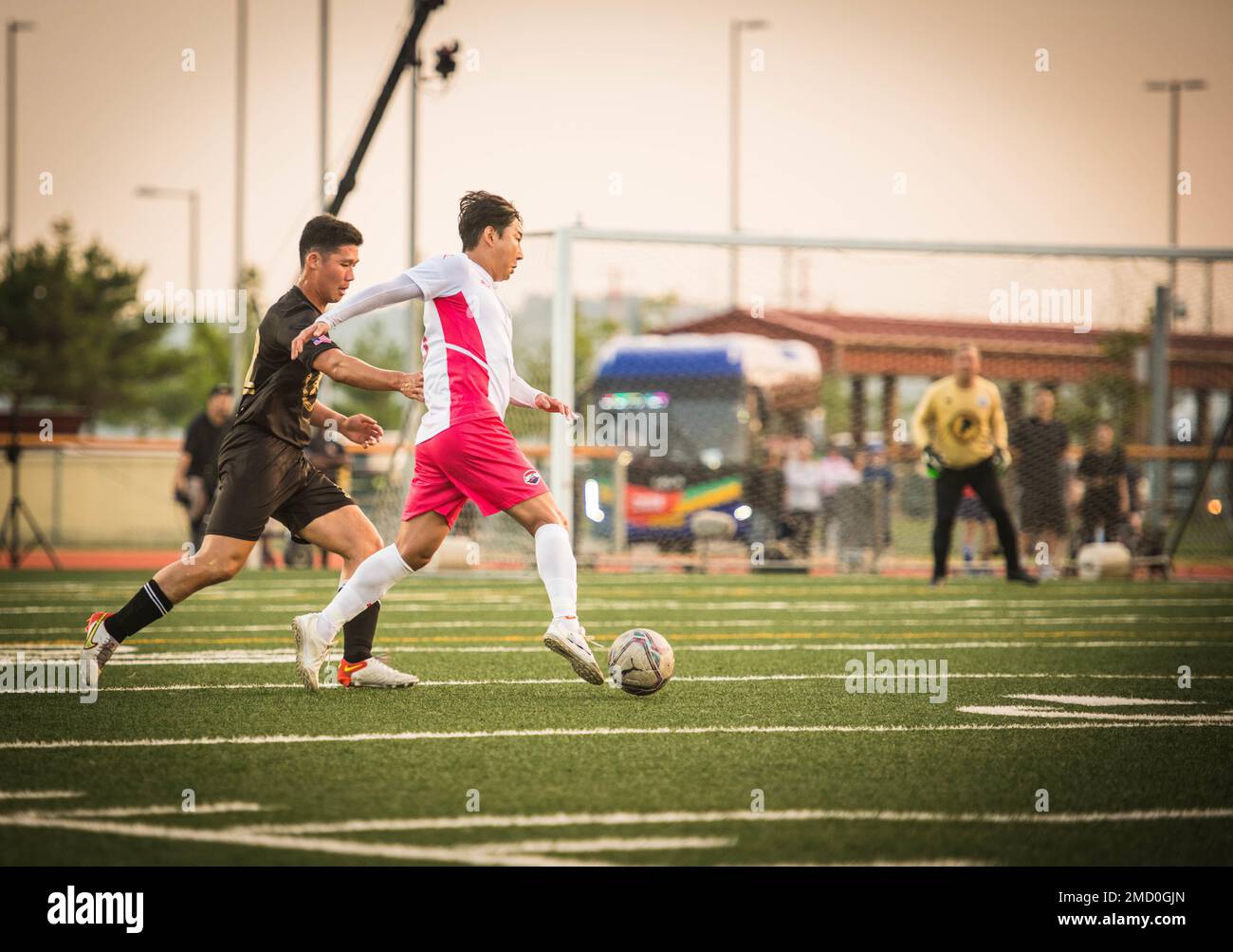 U.S. Army Capt. Sam Jang competes against South Korean Lee Chun-Soo ...