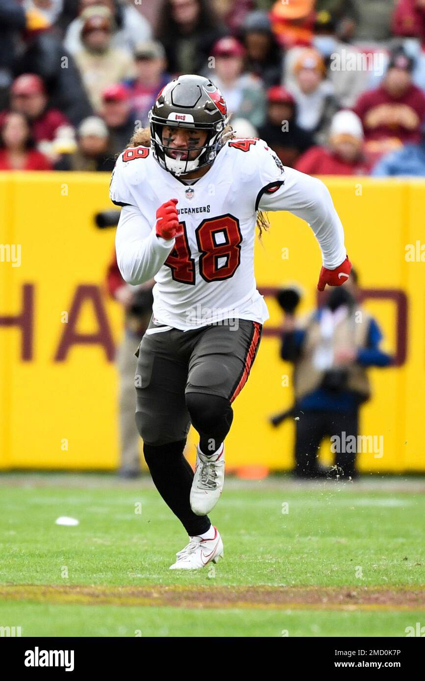 Tampa Bay Buccaneers linebacker Grant Stuard (48) in action during the ...