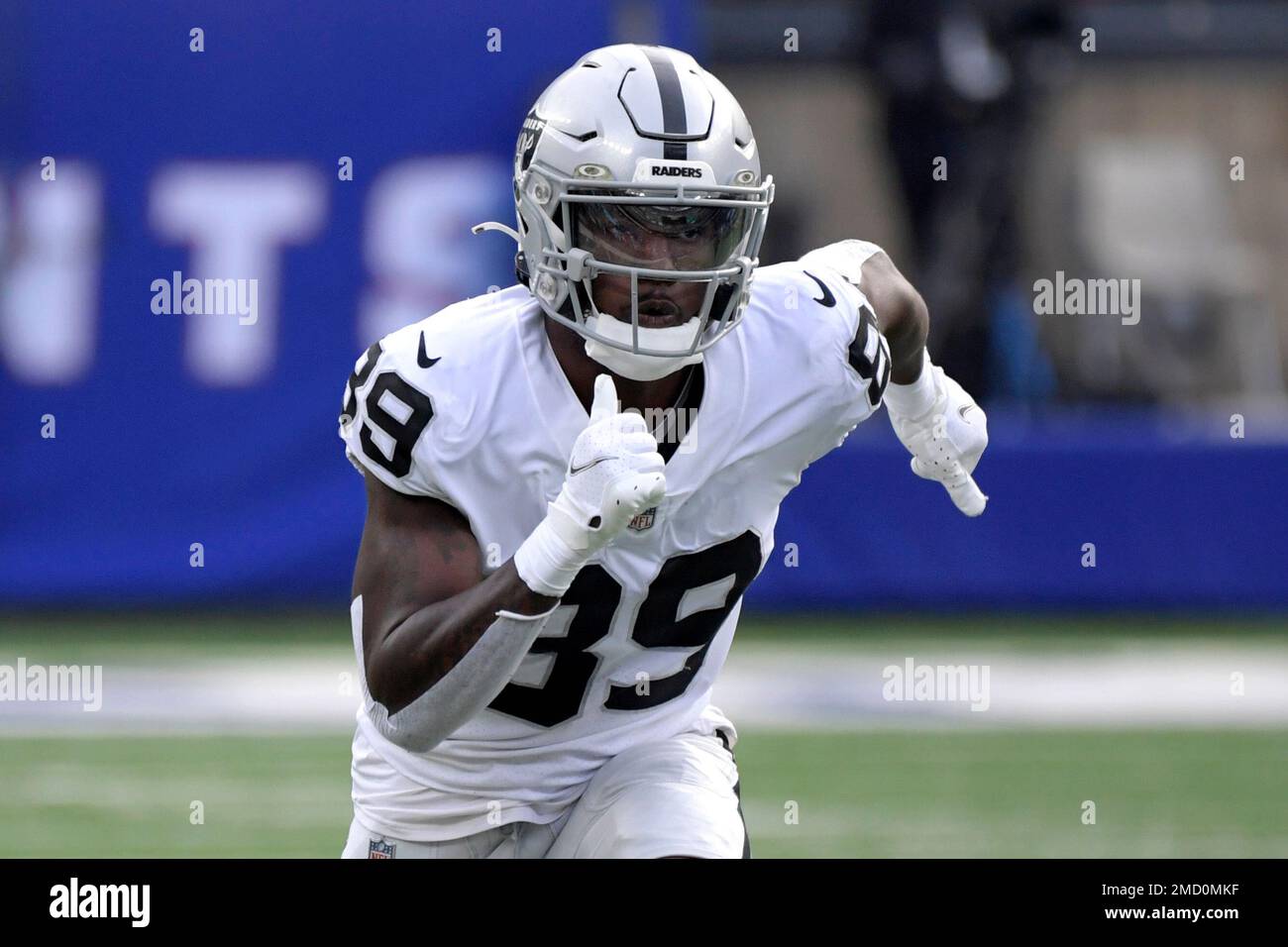 Las Vegas Raiders wide receiver Bryan Edwards during the first half of ...