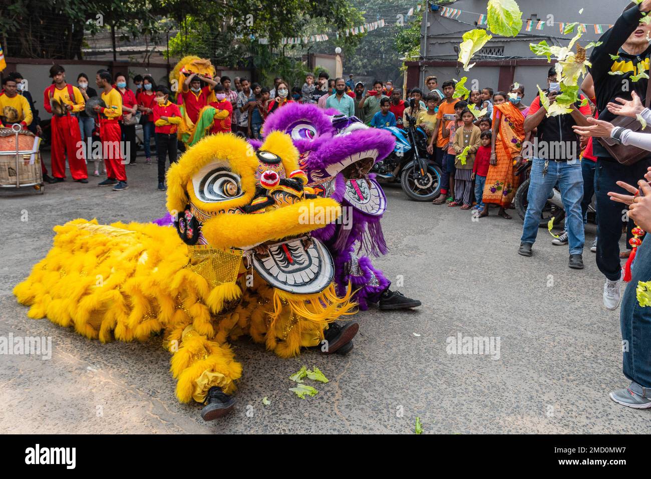 Kolkata, West Bengal, India. 22nd Jan, 2023. The Chinese community in ...
