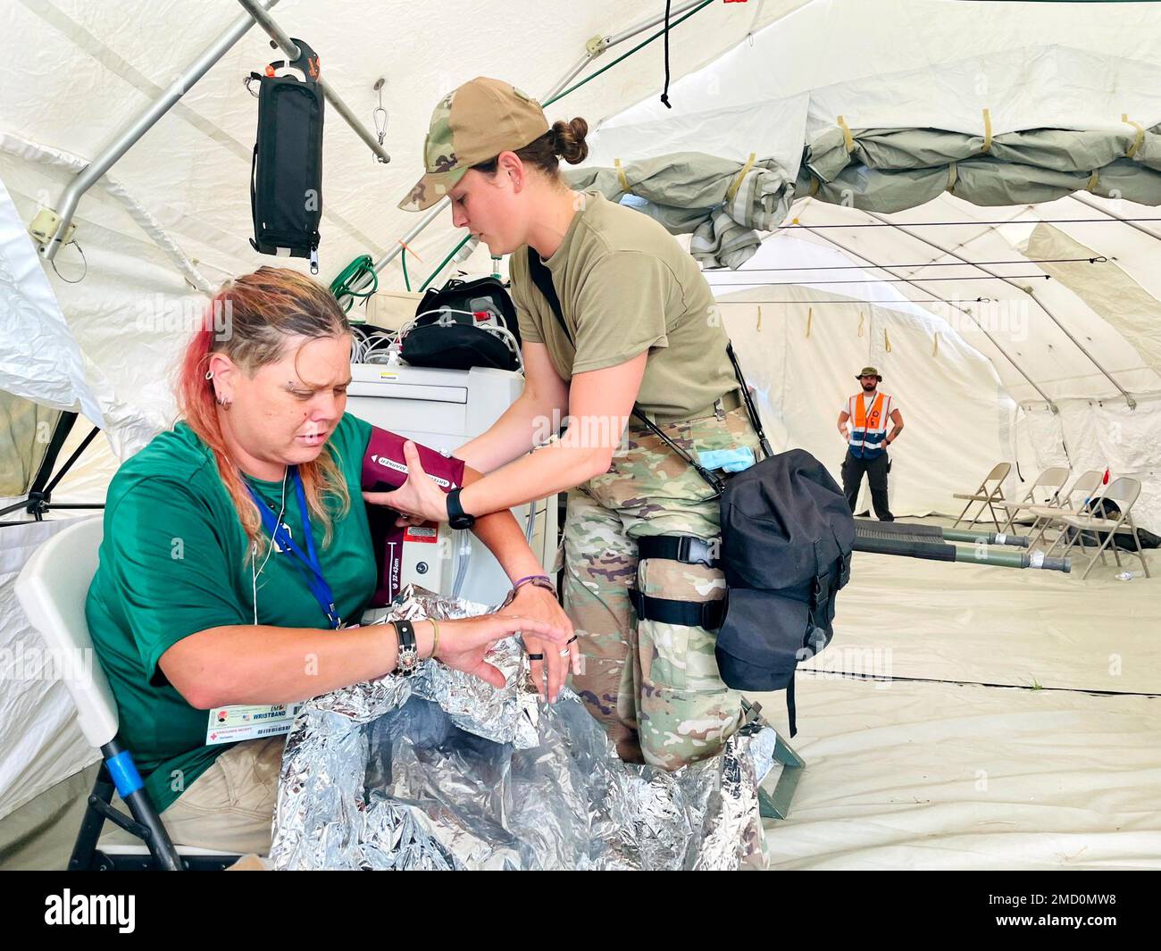 An Airman with the Ohio National Guard Homeland Response Force’s ...