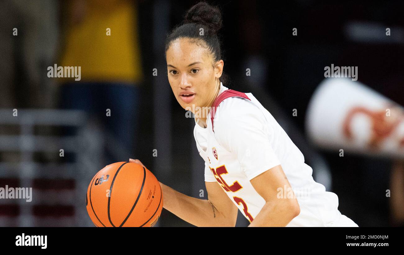 Southern California guard Tera Reed during an NCAA basketball game ...