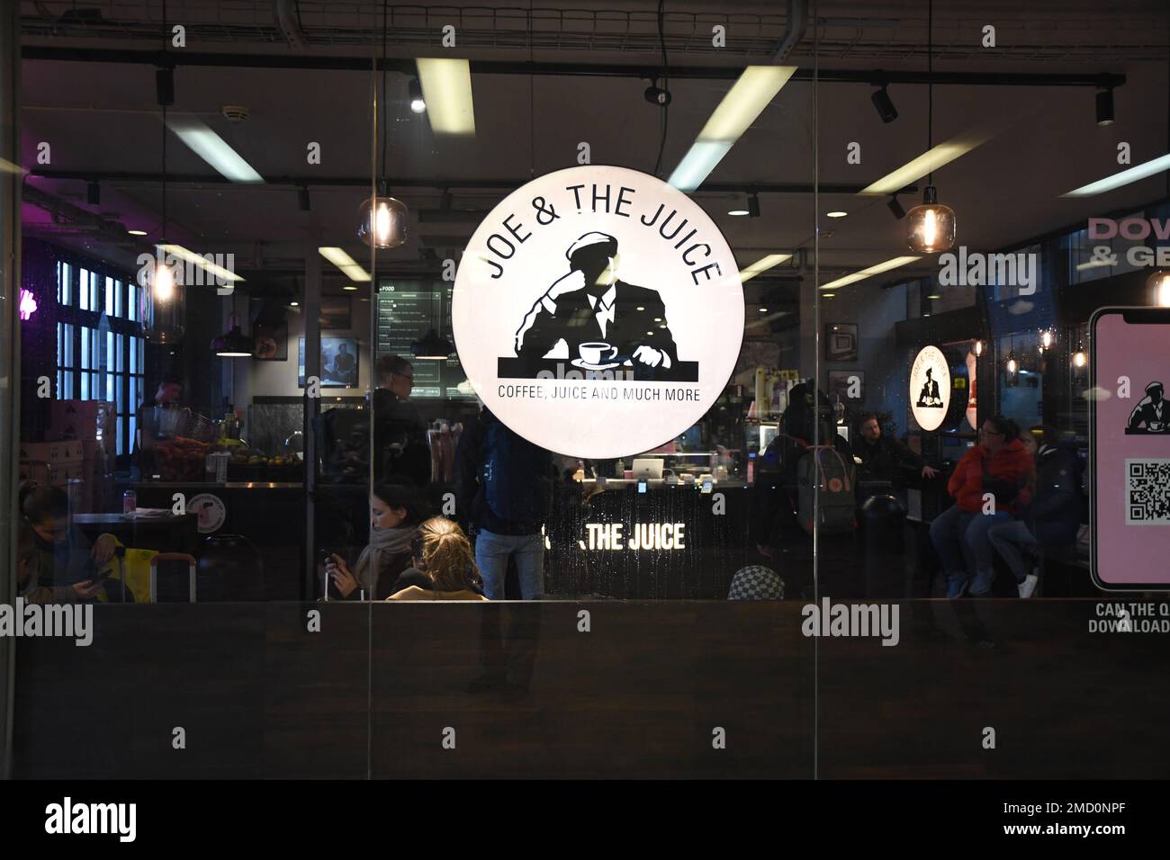 Copenhagen/Denmark/22 January 2023/ Jose & the juice cafe in danish ...