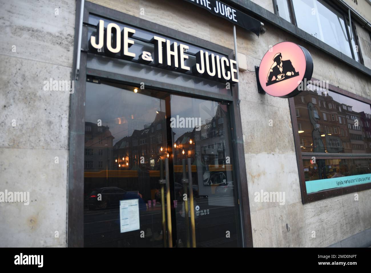 Copenhagen/Denmark/22 January 2023/ Jose & the juice cafe in danish ...