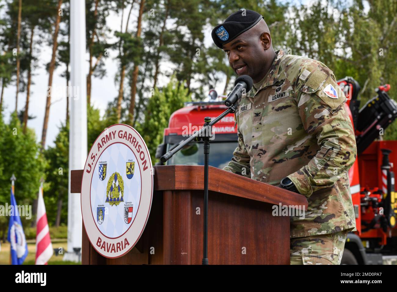 U.S. Army Col. Kevin A. Poole, the incoming commander of U.S. Army ...