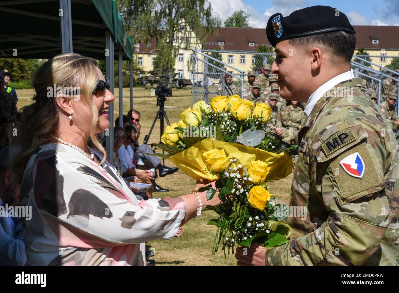 U.S. Army Pfc. Kevin Maciel, assigned to U.S. Army Installation ...