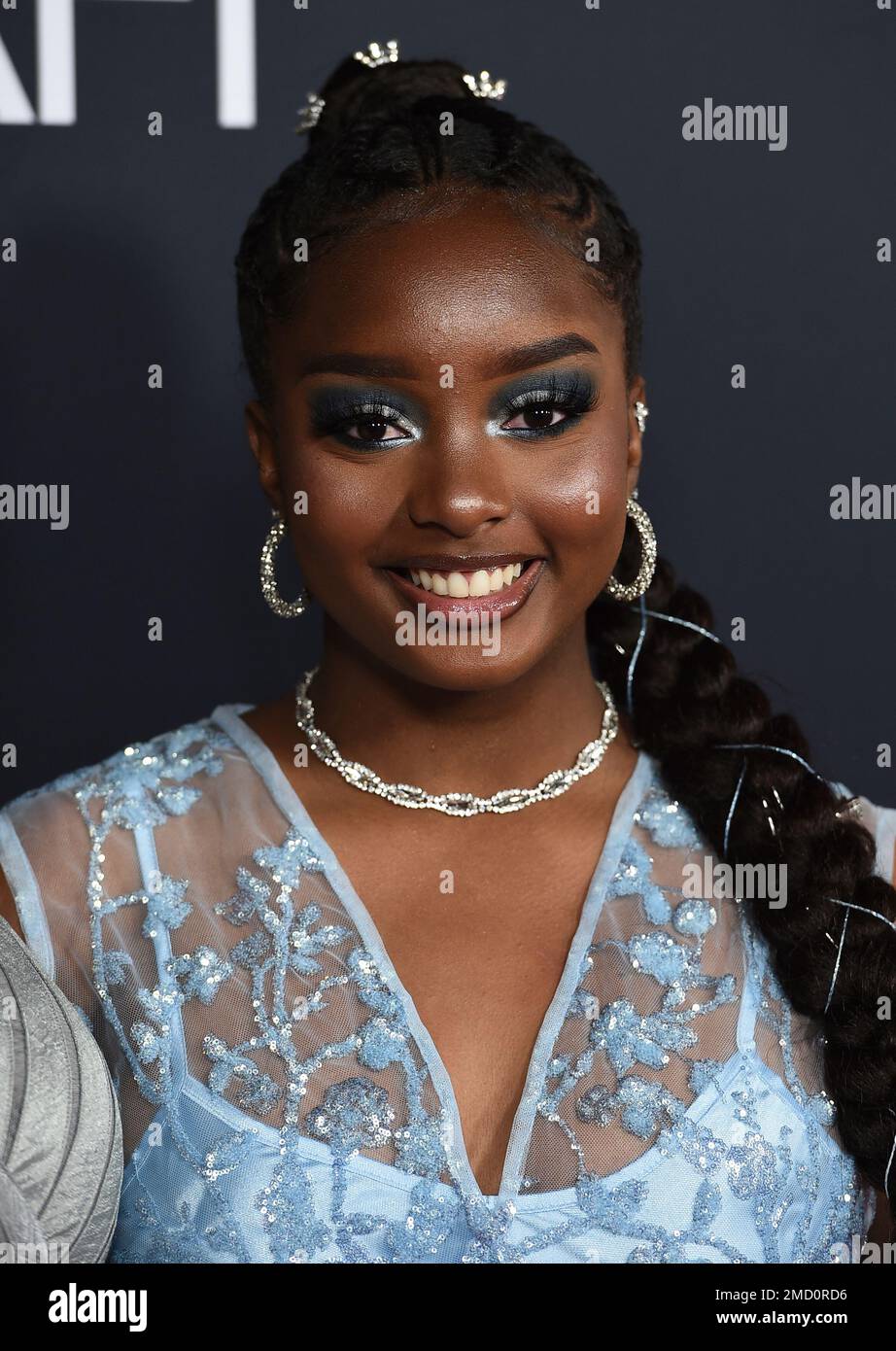 Daniele Lawson arrives at the premiere of "King Richard" during the ...
