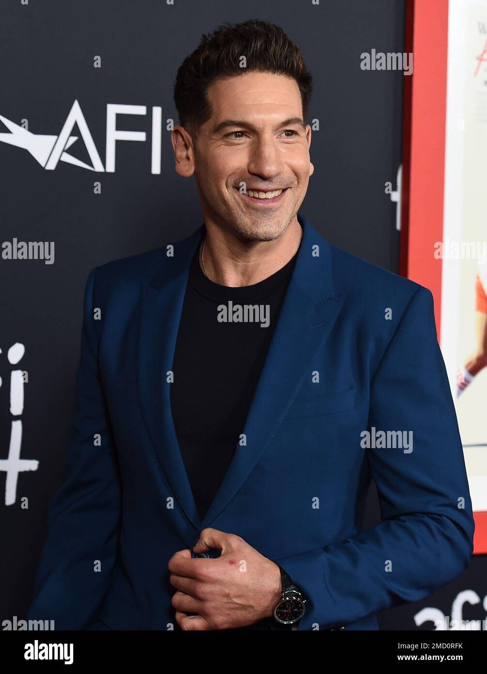 Jon Bernthal arrives at the premiere of "King Richard" during the ...