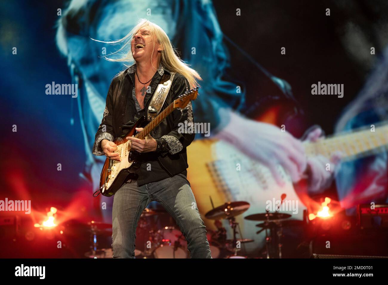 Mark Matejka of Lynyrd Skynyrd performs at Welcome to Rockville at ...