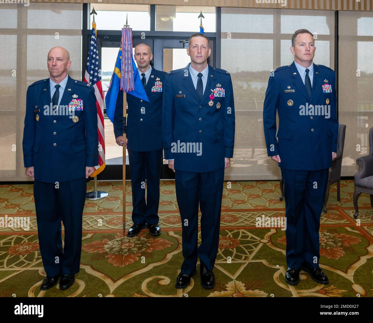 U.S. Air Force Col. William H. Hunter, 81st Training Wing commander ...