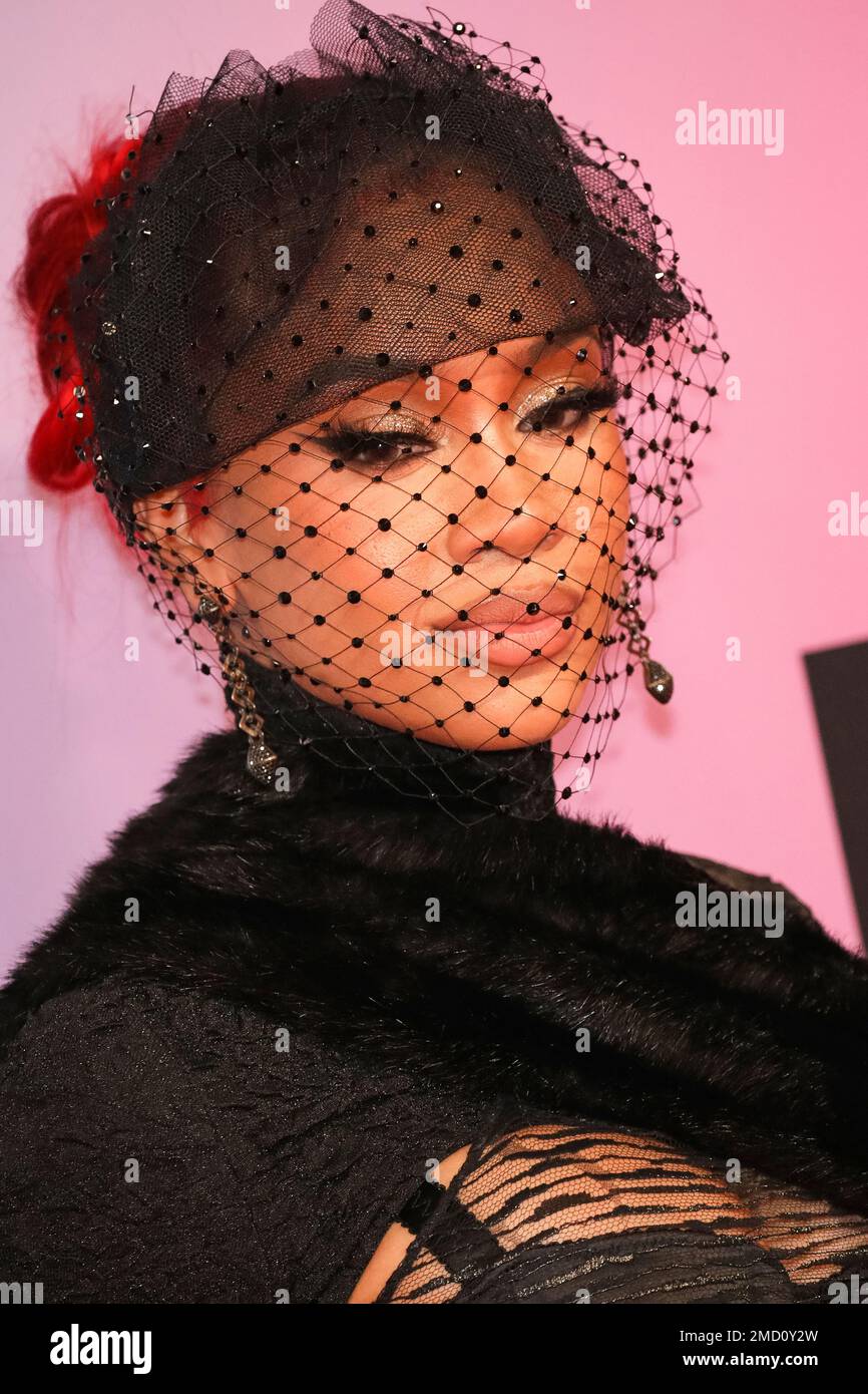 Saweetie poses for photographers upon arrival at the European MTV ...