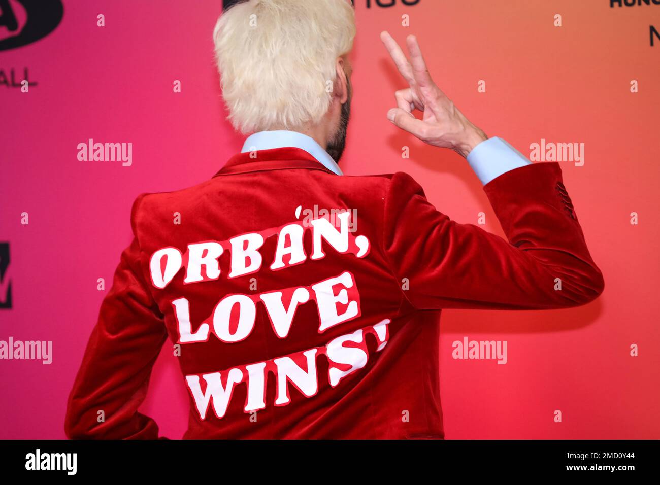 Jeetendr Sehdev poses for photographers whilst wearing a jacket with ...