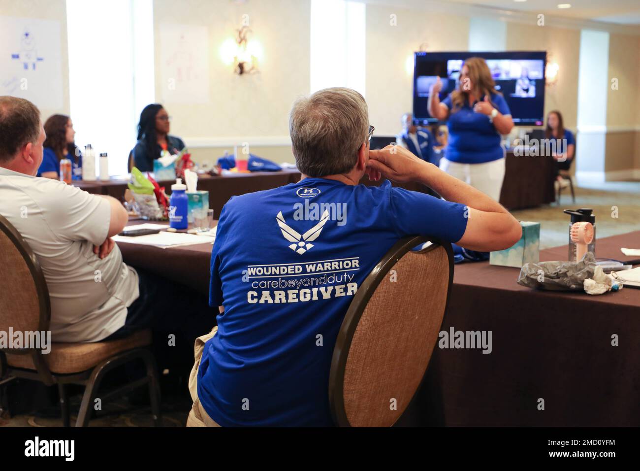 Caregivers met with leadership during the Air Force Wounded Warrior ...