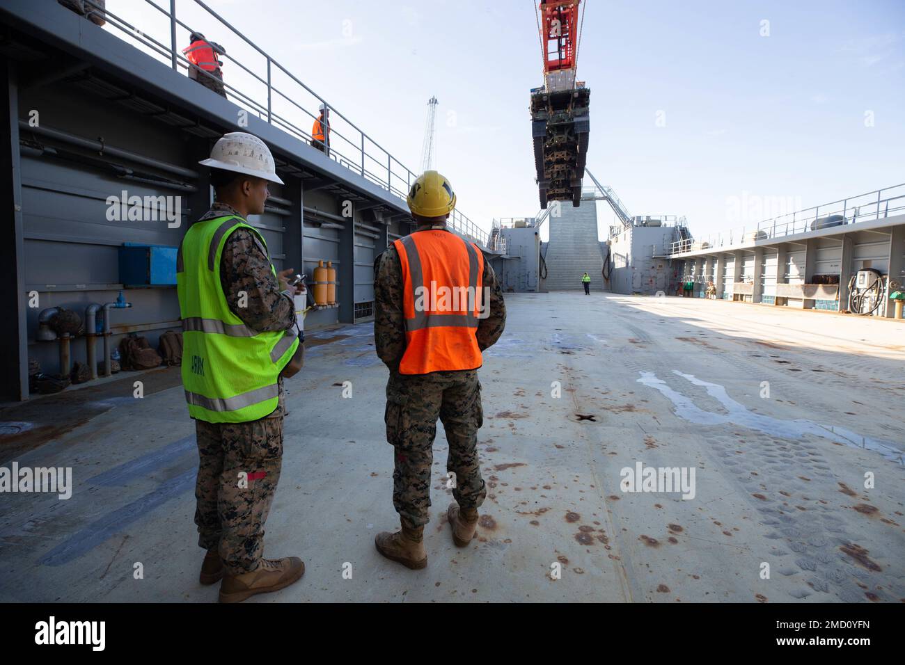 U.S Marines with Combat Logistics Battalion 5, Logistics Combat Element ...