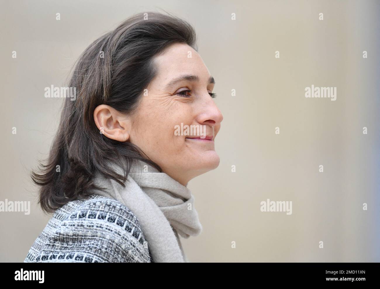 France's Sports Minister Amelie Oudea-Castera arrives for a cabinet ...