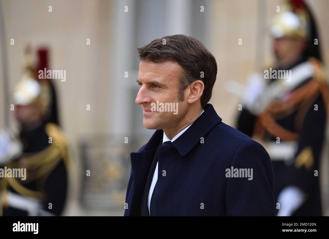 France's President Emmanuel Macron and German Chancellor Olaf Scholz ...