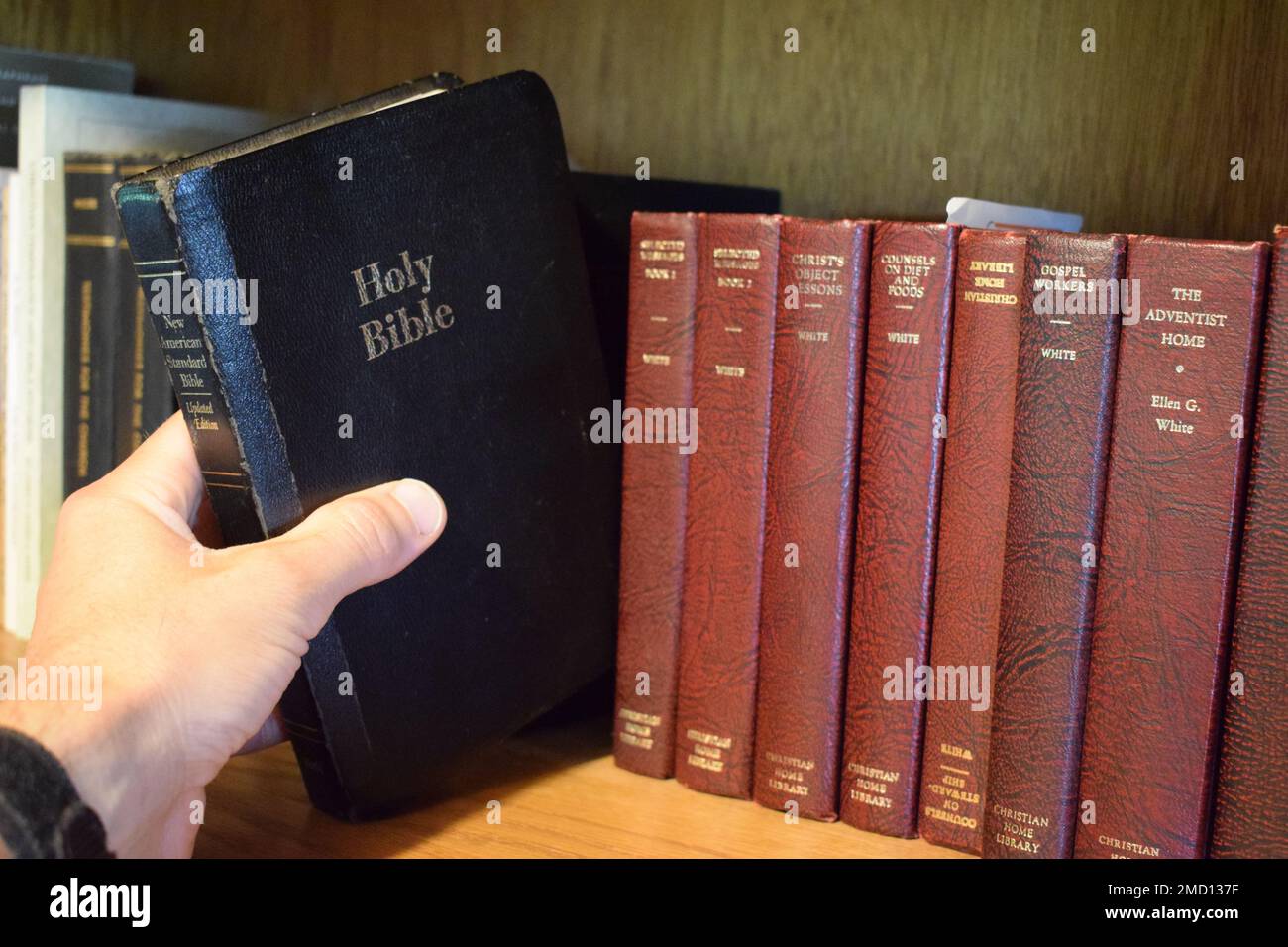 Reaching for God's Word 3 Stock Photo - Alamy