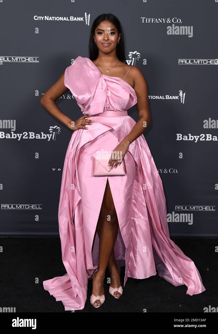 Natalia Diamante Bryant arrives at the Baby2Baby Gala at the Pacific Design Center on Saturday ...