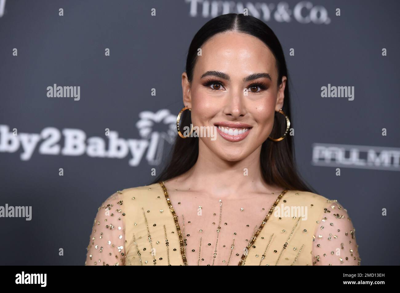 Meena Harris arrives at the Baby2Baby Gala at the Pacific Design Center ...