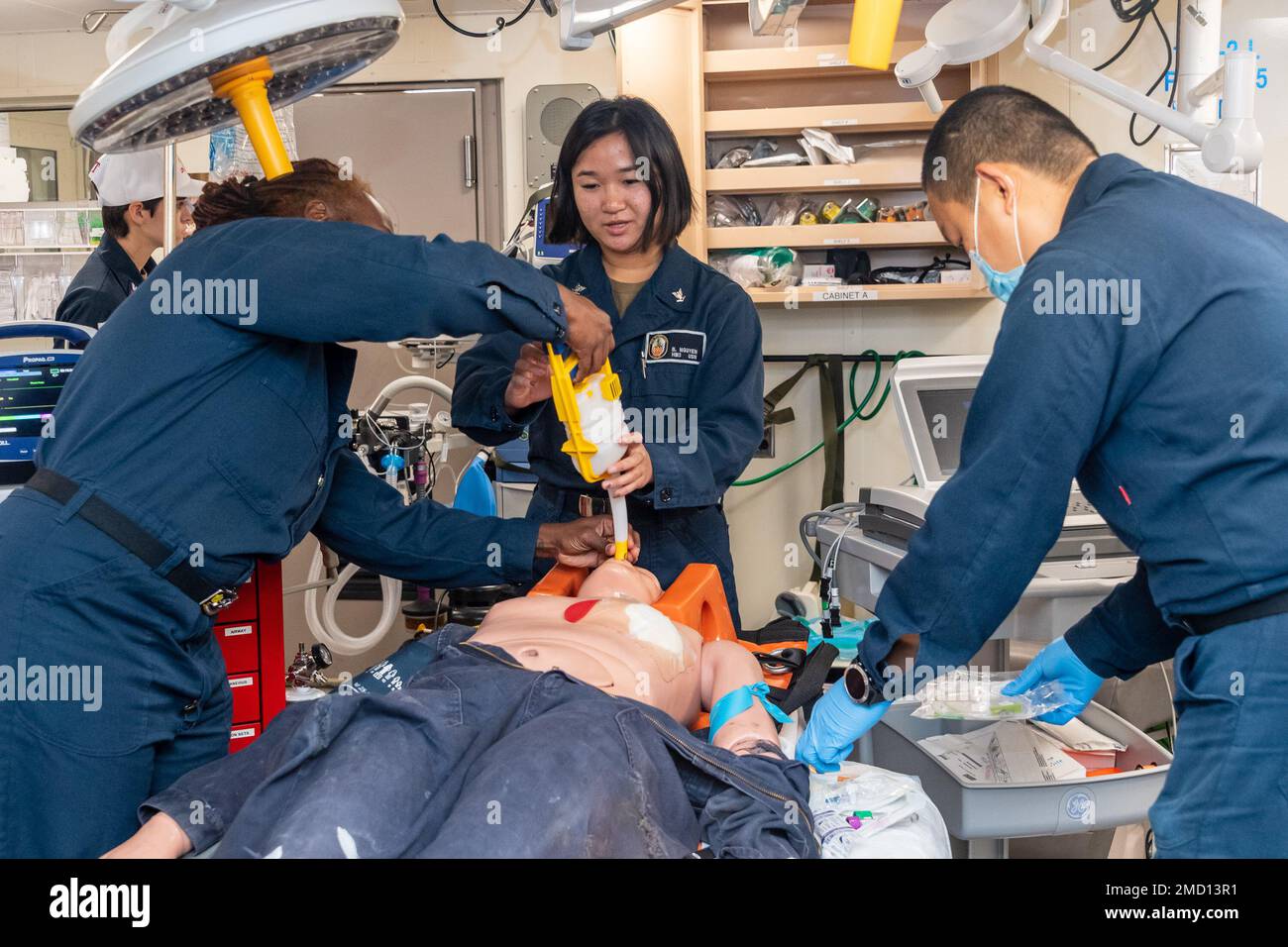 220712-N-VQ947-1092 PACIFIC OCEAN (July 12, 2022) — Hospital Corpsman ...