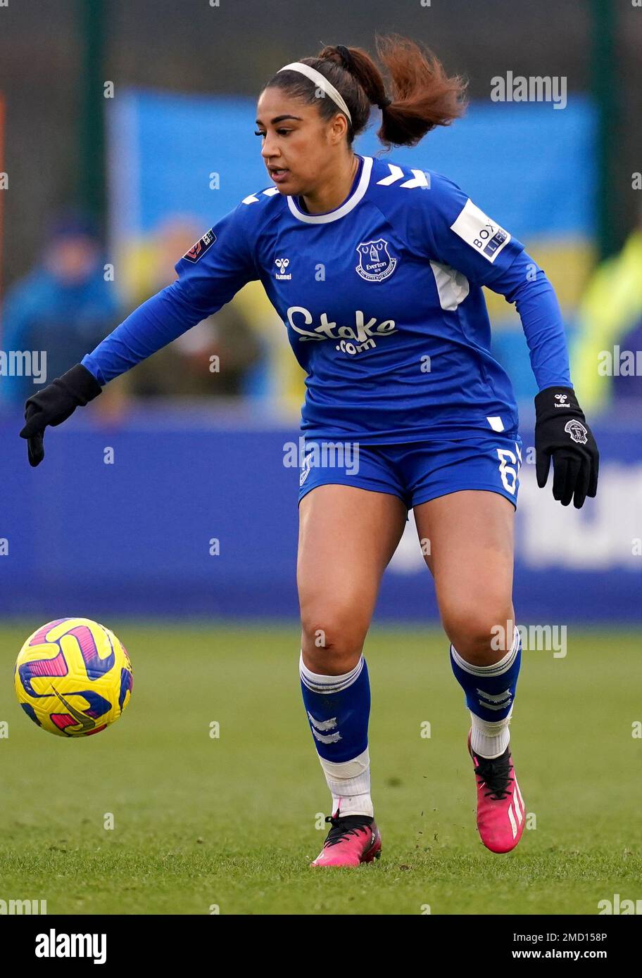 Everton’s Gabrielle George in action during the Barclays Women's Super ...