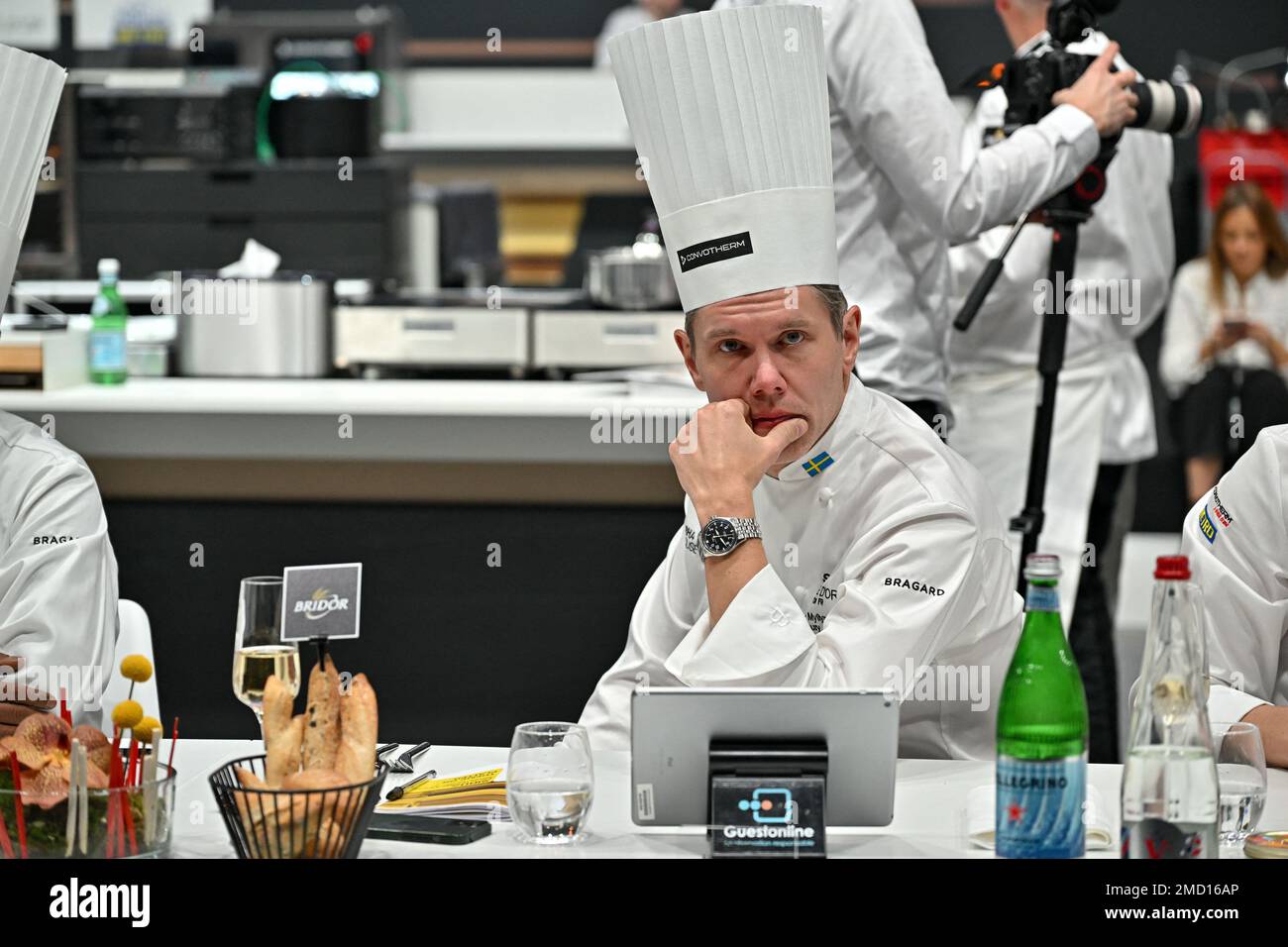 Tommy Myllymaki during the Bocuse d Or Final ahead of SIRHA in Lyon ...