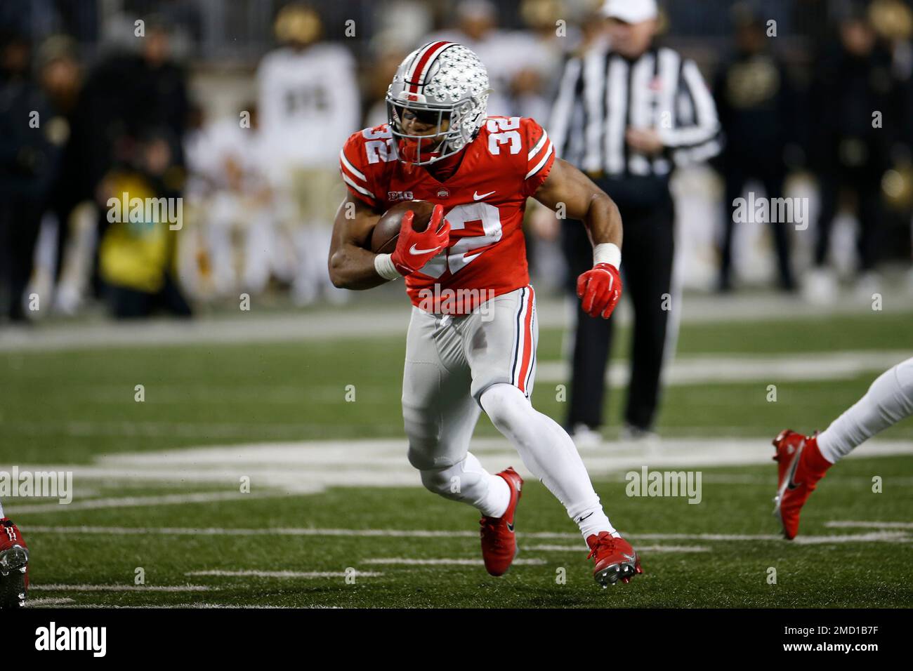 Ohio State running back TreVeyon Henderson plays against Purdue during ...