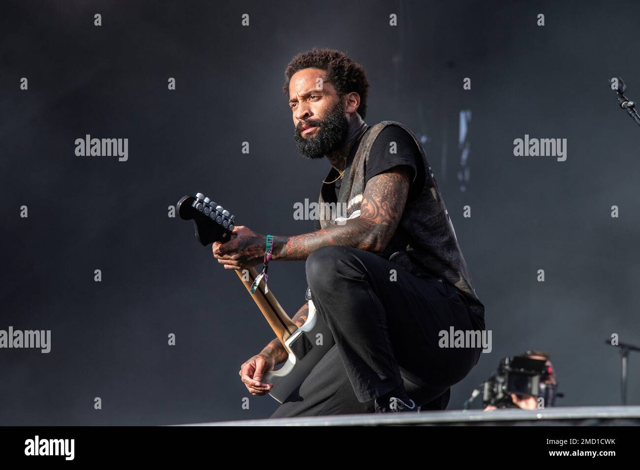 Stephen Harrison of Fever 333 performs at Welcome to Rockville at ...