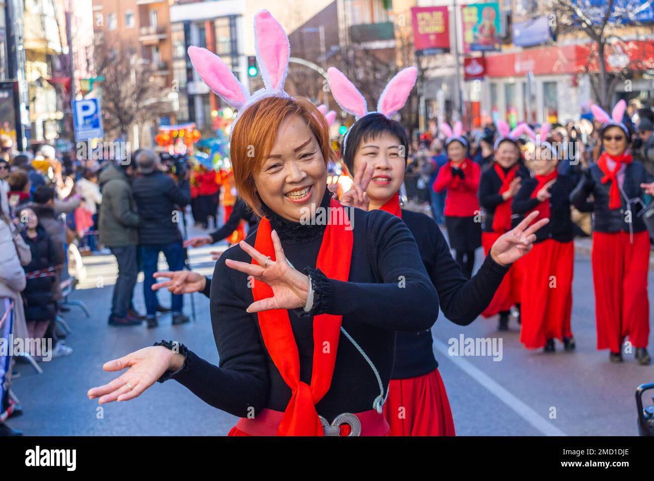 Parade of the Chinese New Year 2023 in Madrid. January 22, 2023 ...