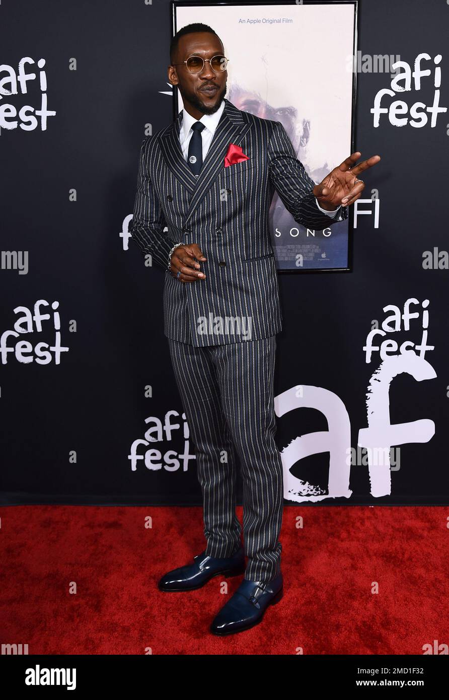 Cast member Mahershala Ali arrives at the premiere of "Swan Song ...
