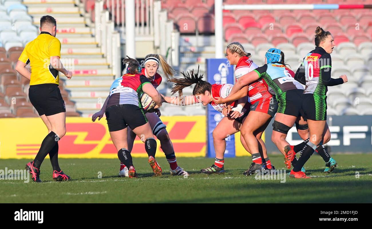 Twickenham Stoop, ENGLAND : Match action during the Women's Allianz ...