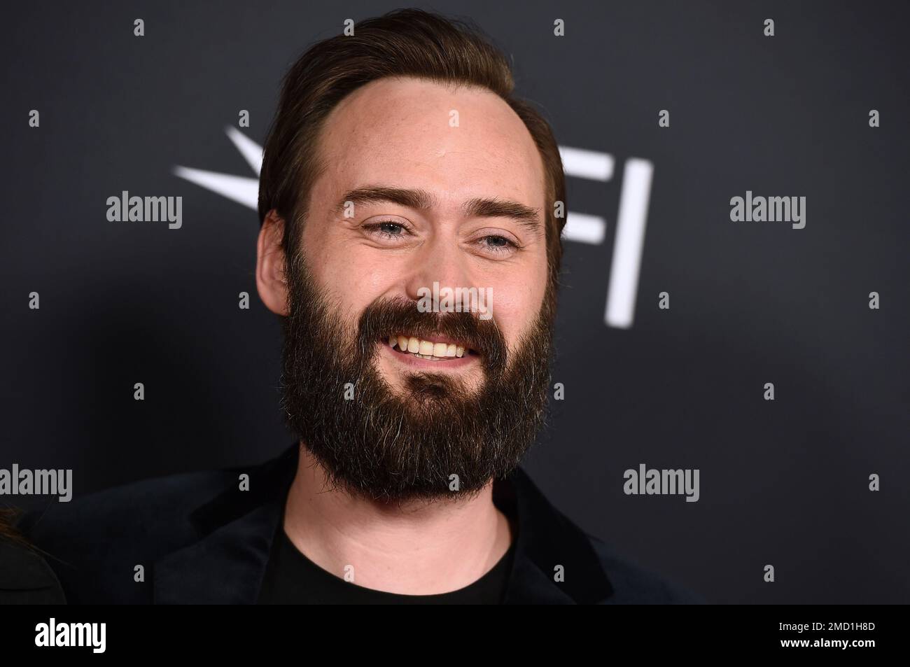 Director Benjamin Cleary arrives at the premiere of "Swan Song" during ...
