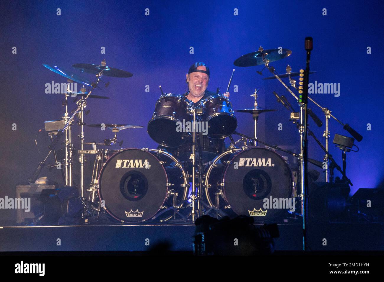 Lars Ulrich of Metallica performs at Welcome to Rockville at Daytona ...