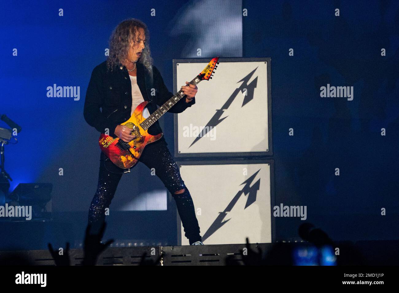 Kirk Hammett of Metallica performs at Welcome to Rockville at Daytona ...