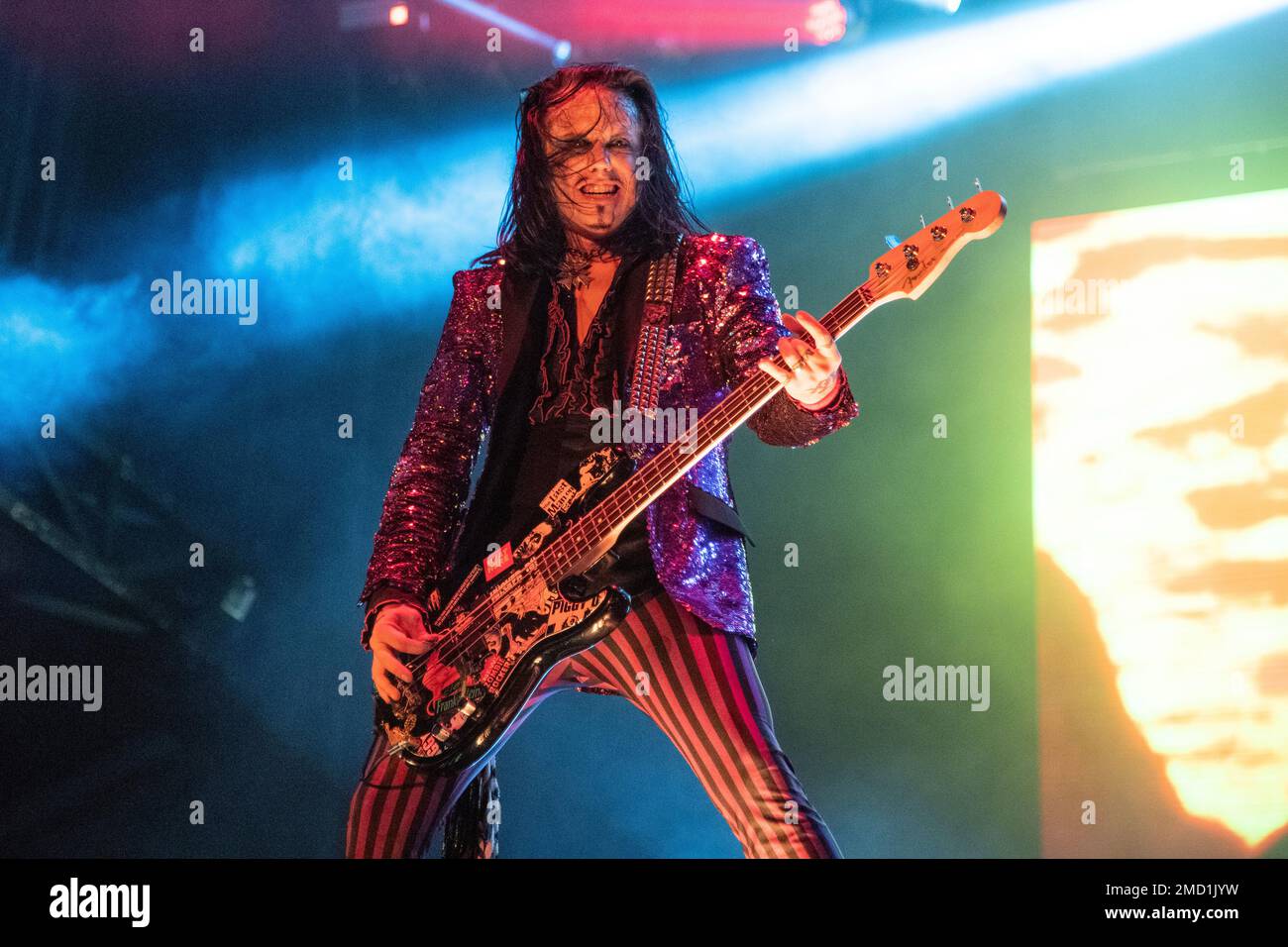 Piggy D. performs with Rob Zombie at Welcome to Rockville at Daytona ...
