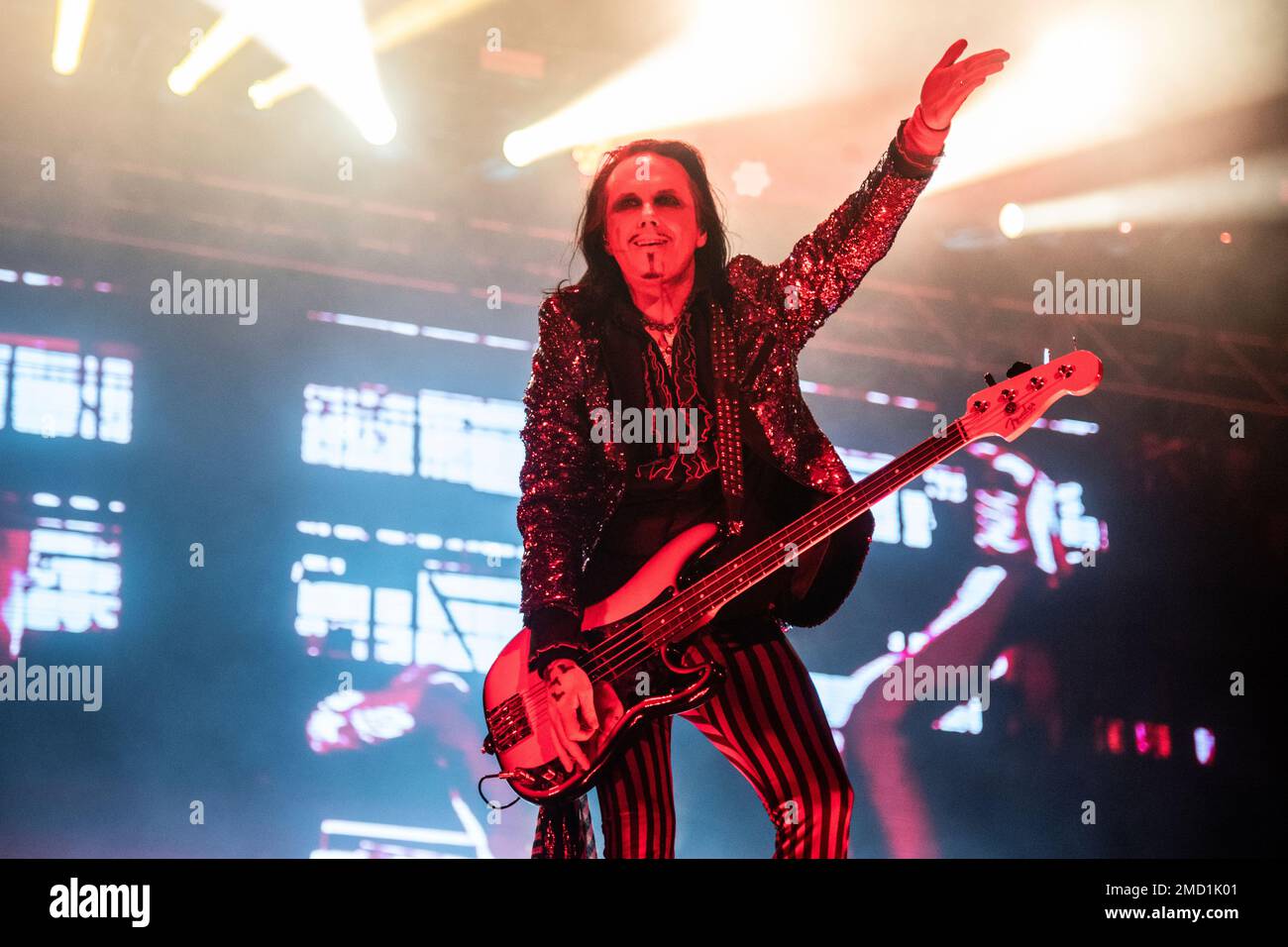 Piggy D. performs with Rob Zombie at Welcome to Rockville at Daytona ...