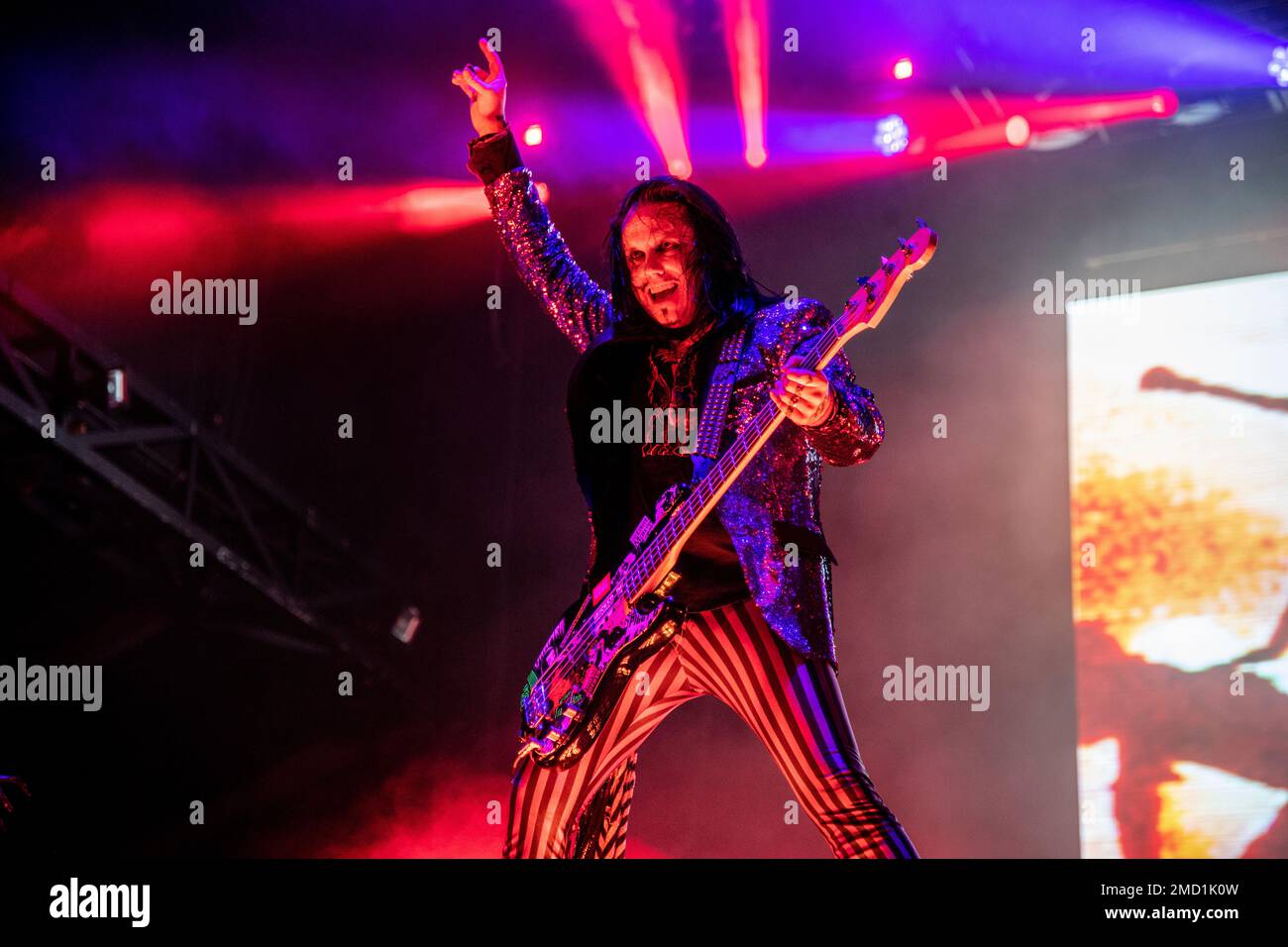 Piggy D. performs with Rob Zombie at Welcome to Rockville at Daytona ...