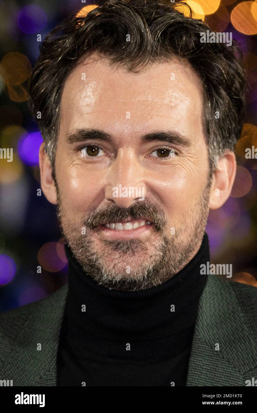 Rhys Thomas poses for photographers upon arrival at the UK Fan ...