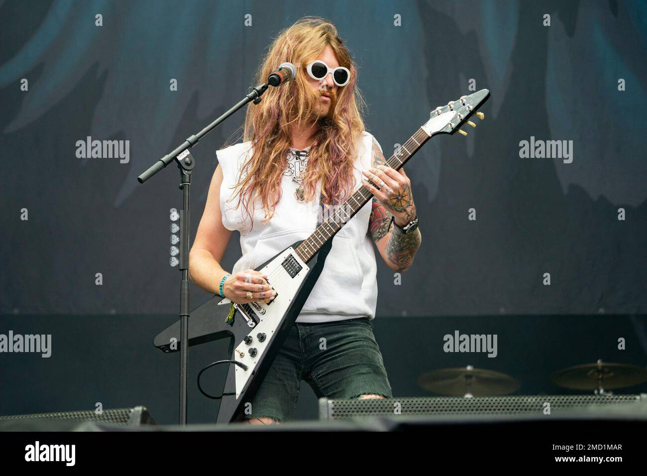 Austin Meade performs at Welcome to Rockville at Daytona International ...
