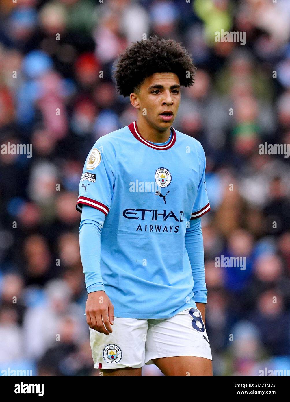 Manchester City's Rico Lewis during the Premier League match at the ...