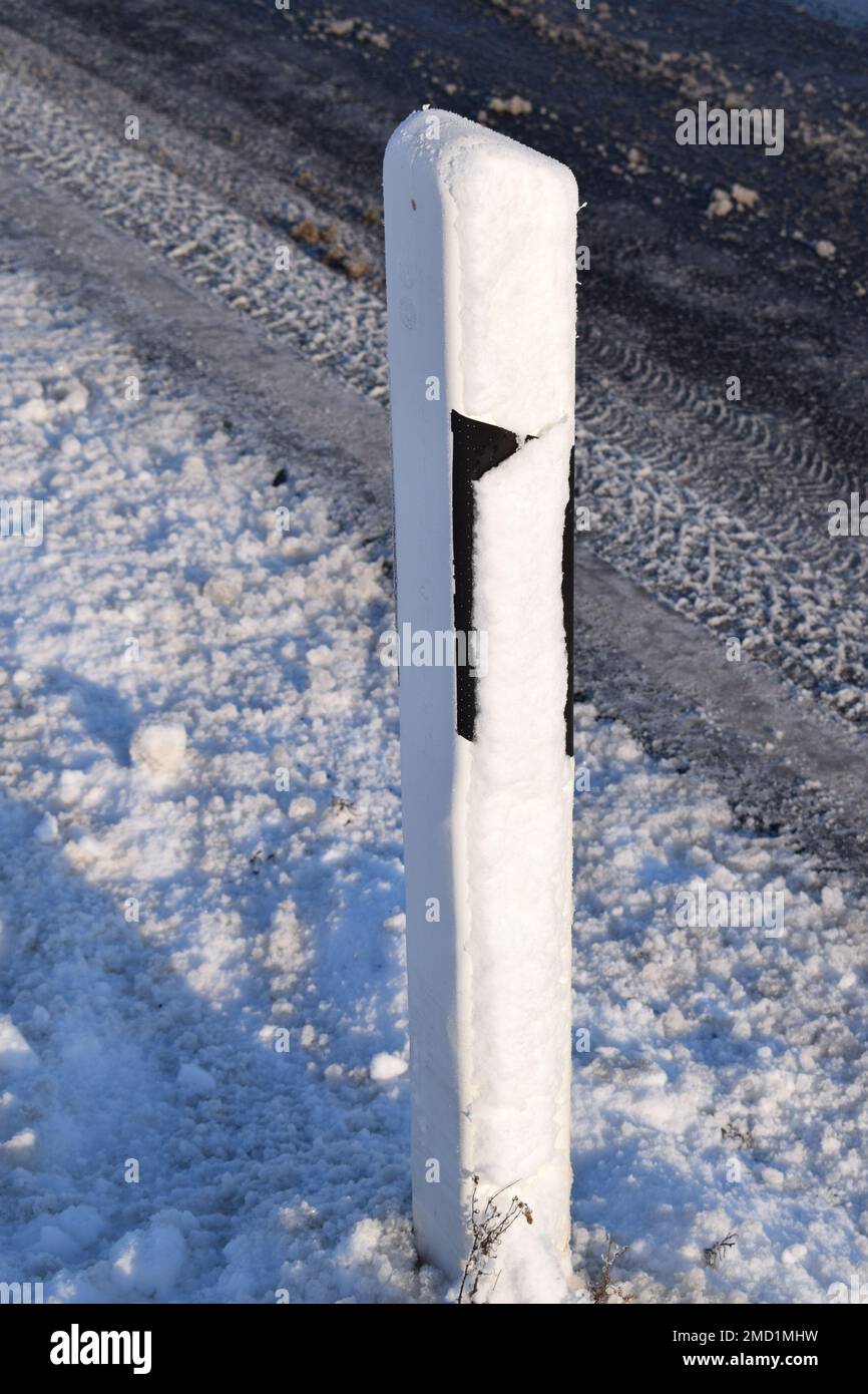snow covered reflector Stock Photo - Alamy
