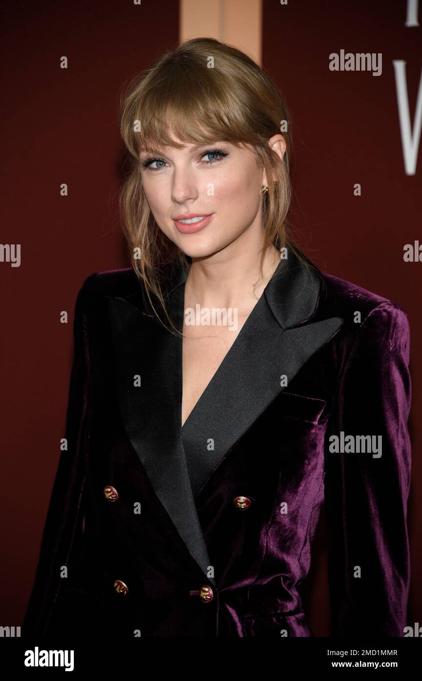 Taylor Swift attends a premiere for the short film "All Too Well" at ...