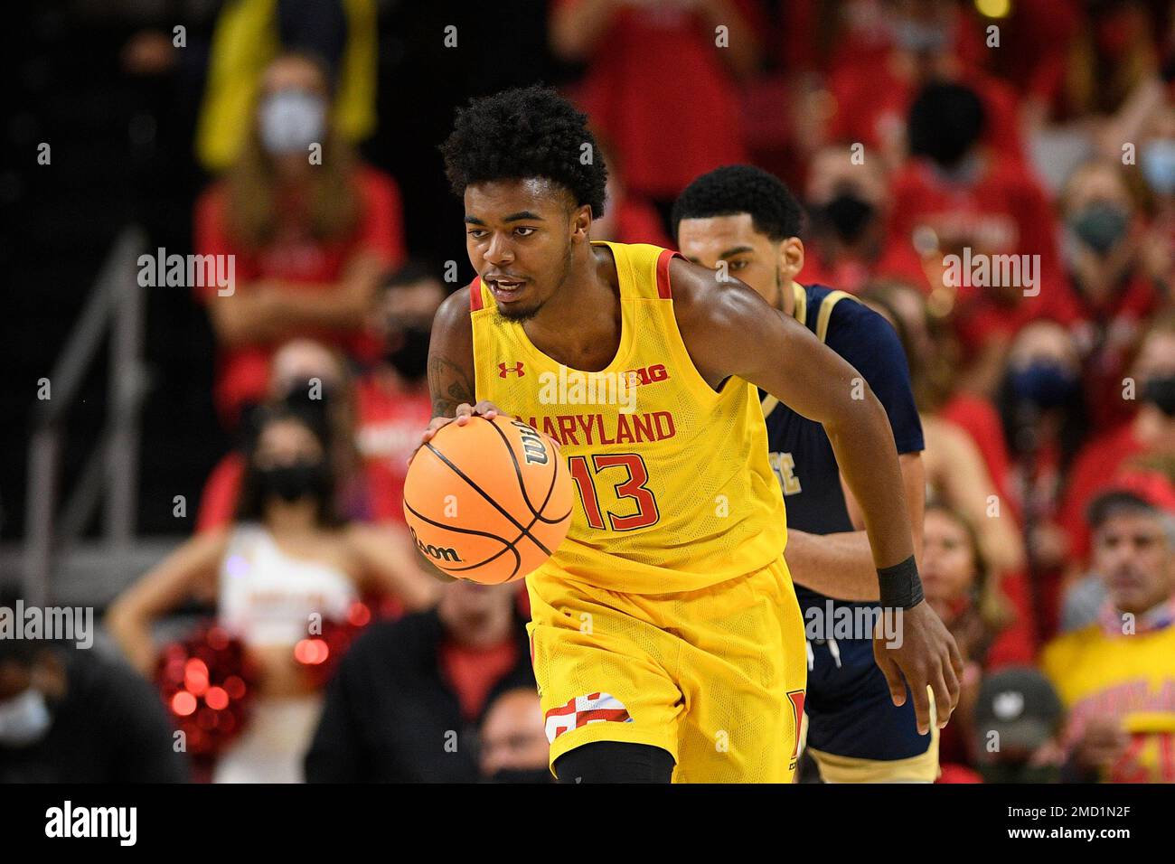 Maryland guard Hakim Hart (13) in action during the second half of an ...