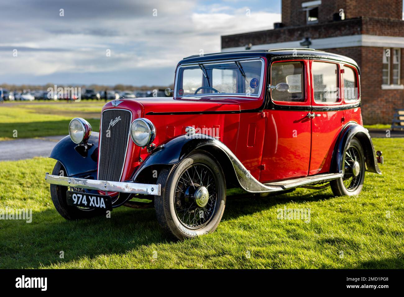 1936 Austin 12 ‘974 XUA’ on display at the January Scramble held at the ...