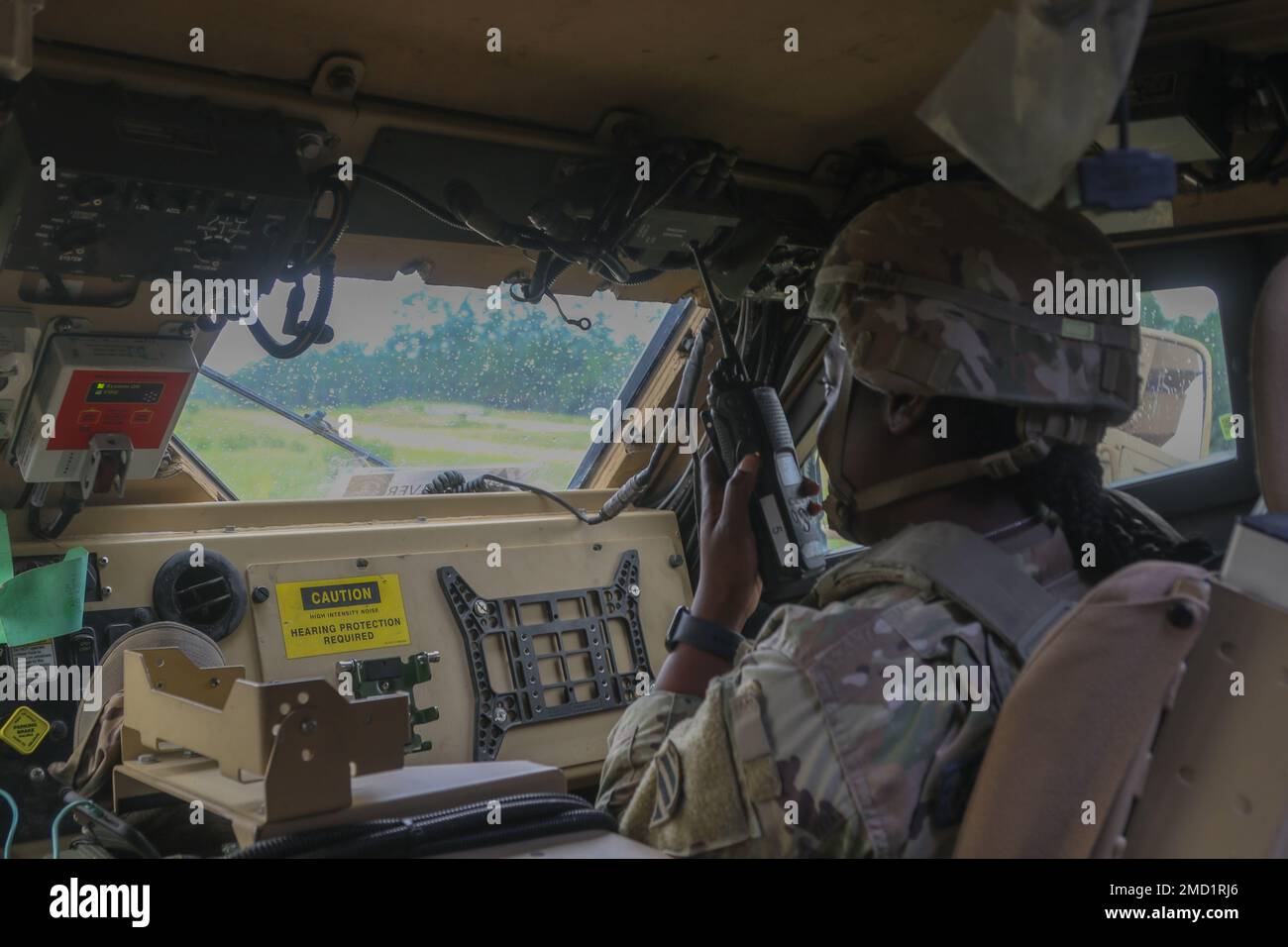 Sgt. C’Niqua Samuel, a motor vehicle transport driver assigned to ...