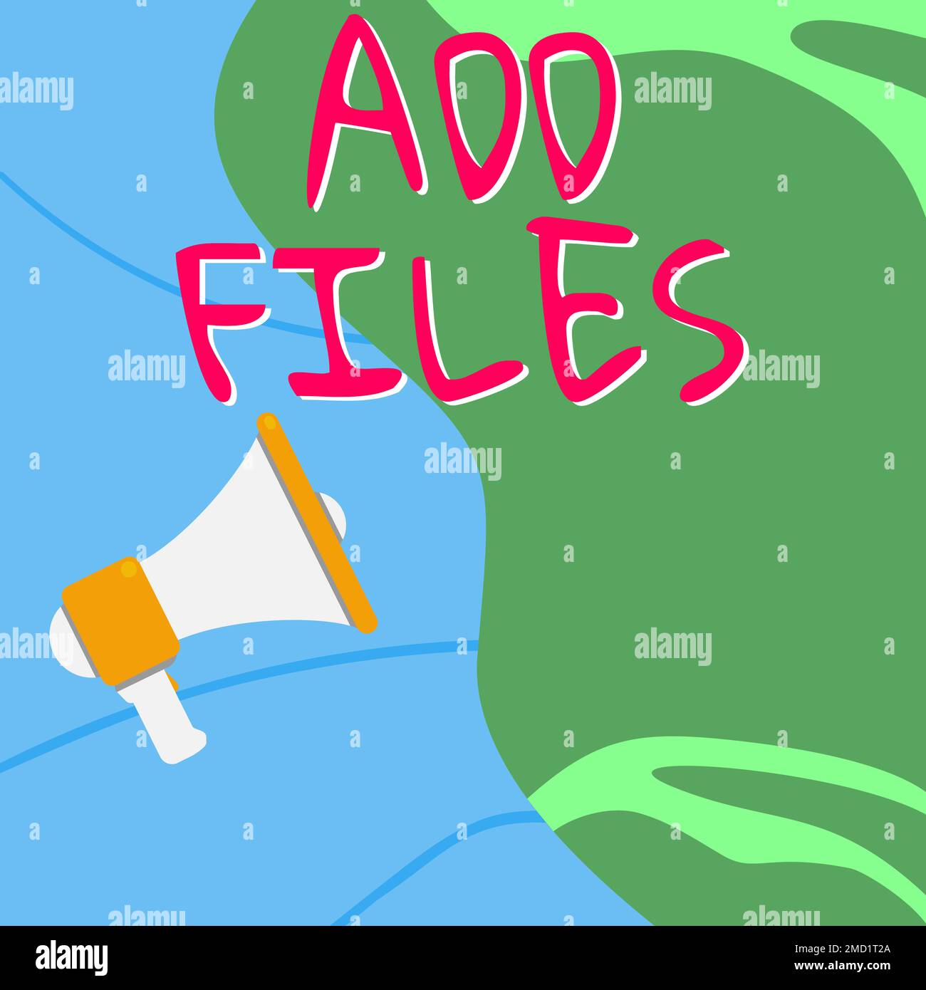 Conceptual caption Add Files. Business approach To put more information ...