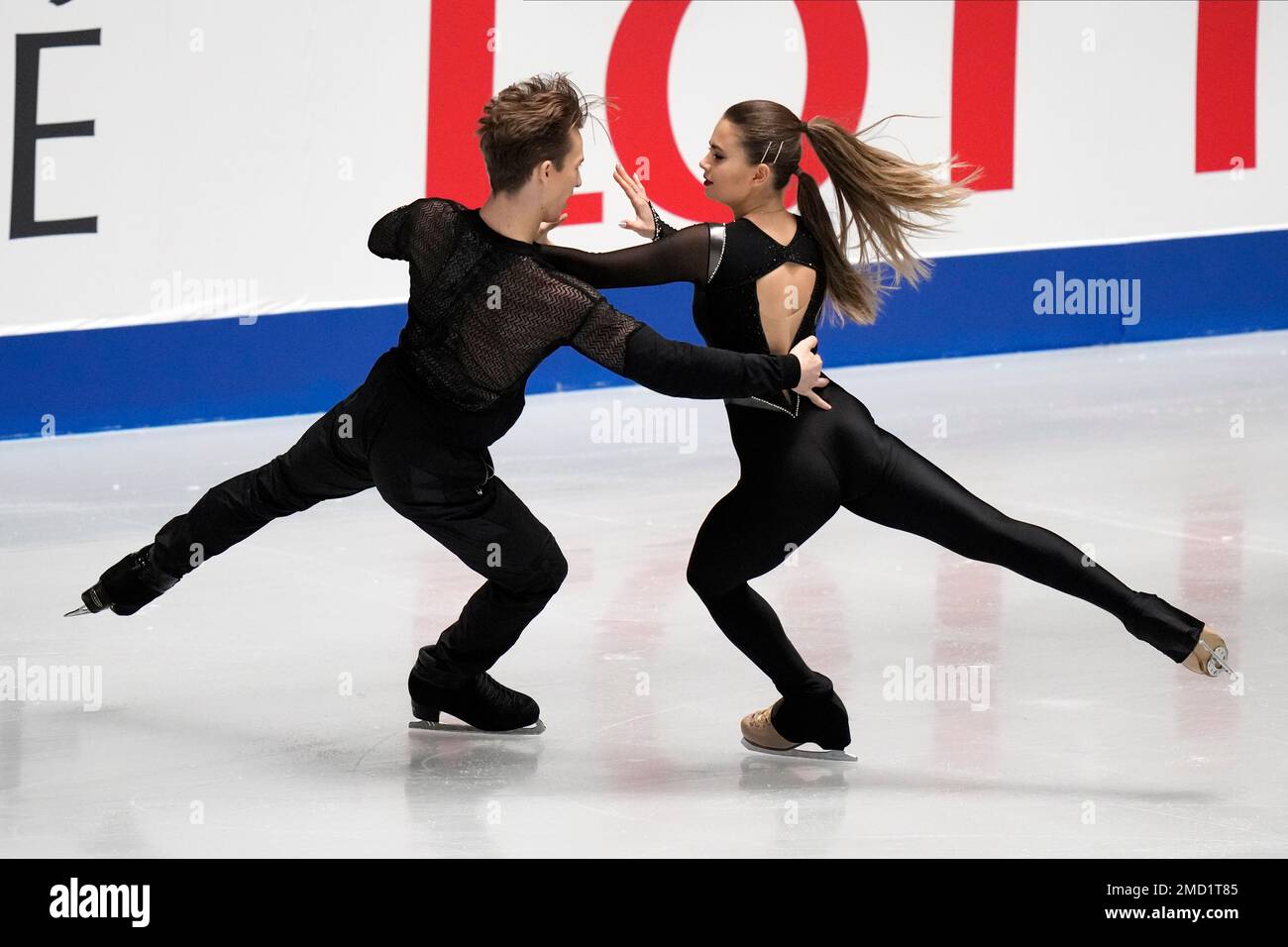 Sofia Shevchenko and Igor Eremenko of Russia perform during the Ice ...