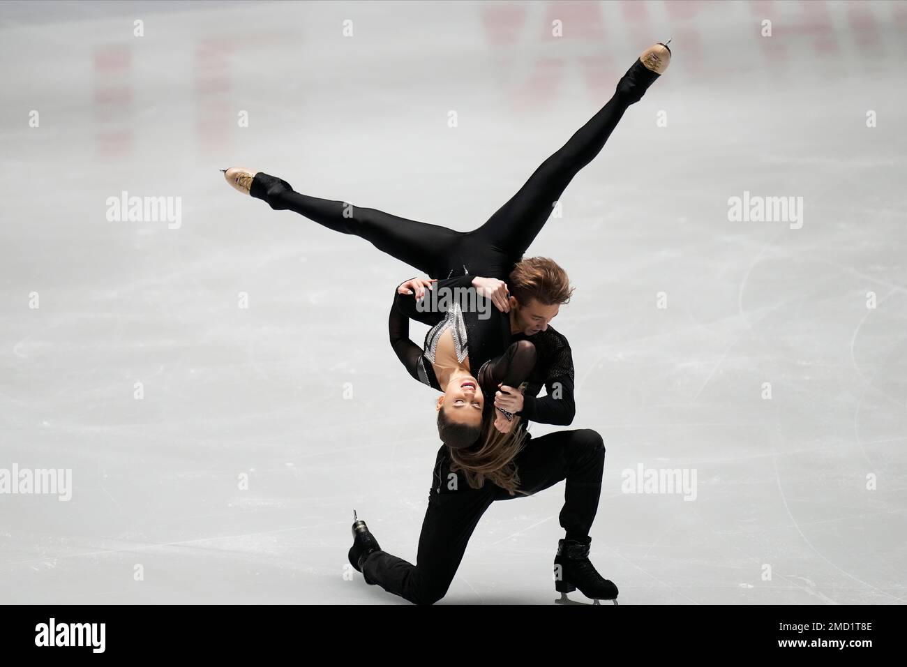 Sofia Shevchenko and Igor Eremenko of Russia perform during the Ice ...