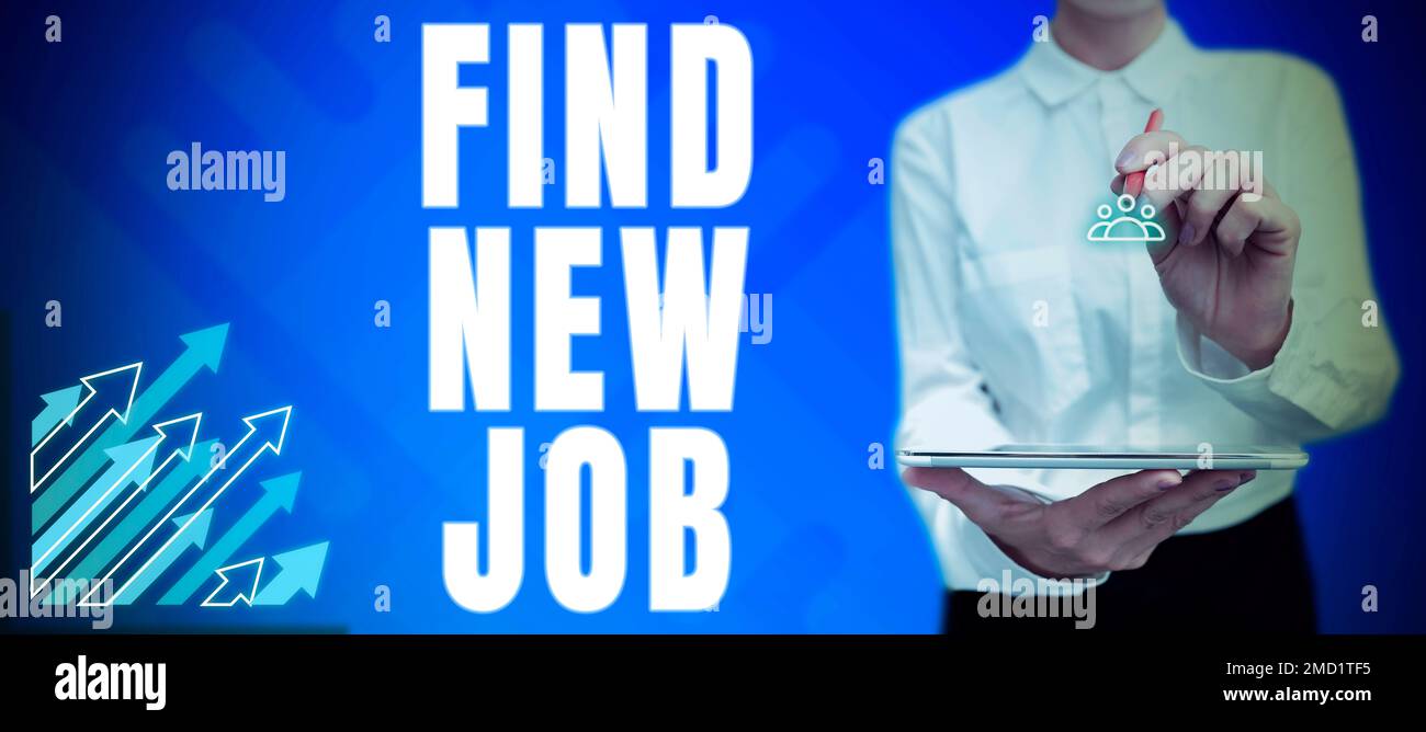 Writing displaying text Find New Job. Business approach Searching for ... Writing displaying text Find New Job. Business approach Searching for ...